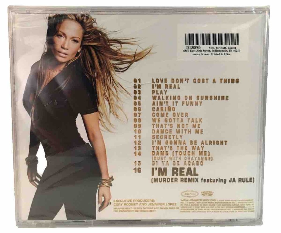 J.Lo [Bonus Track] by Jennifer Lopez (CD, 2001, Sony) Brand New ...