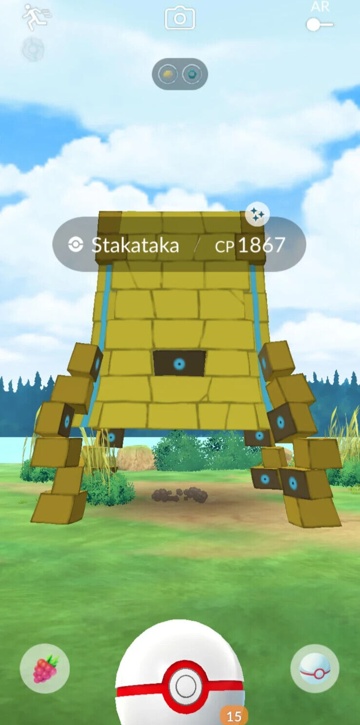 Pokémon Go Shiny Stakataka - Mini PTC 80k Stardust | eBay
