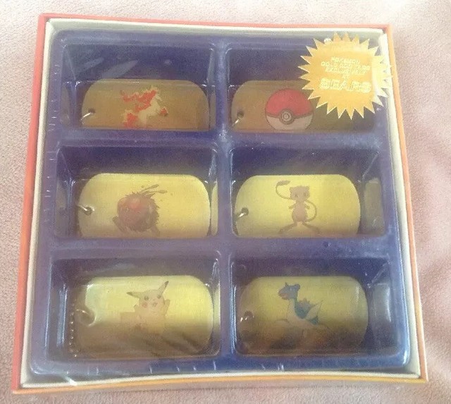 Pokemon Collectable Dog Tags From Sears Set of 6 Unopened Pikachu for ...