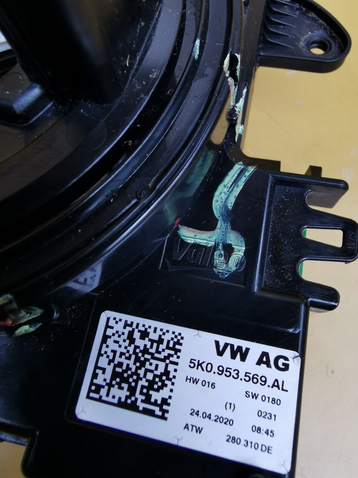 Genuine VW Audi Skoda 5K0 953 569AL Highline Clock Spring Squib Contact ...