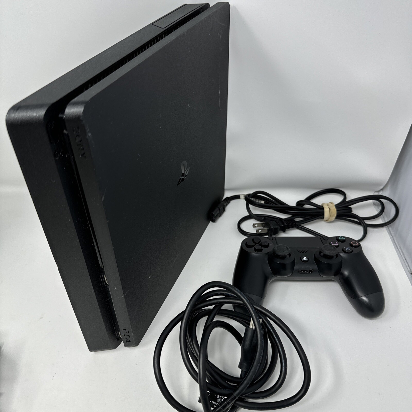 🔥Sony PlayStation 4 Slim Edition 500GB Home Console 🔥 Cords + Controller