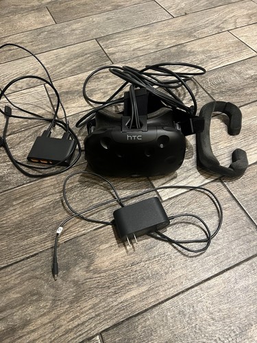 HTC Vive Virtual Reality Headset Only with Link Box & Cables | eBay