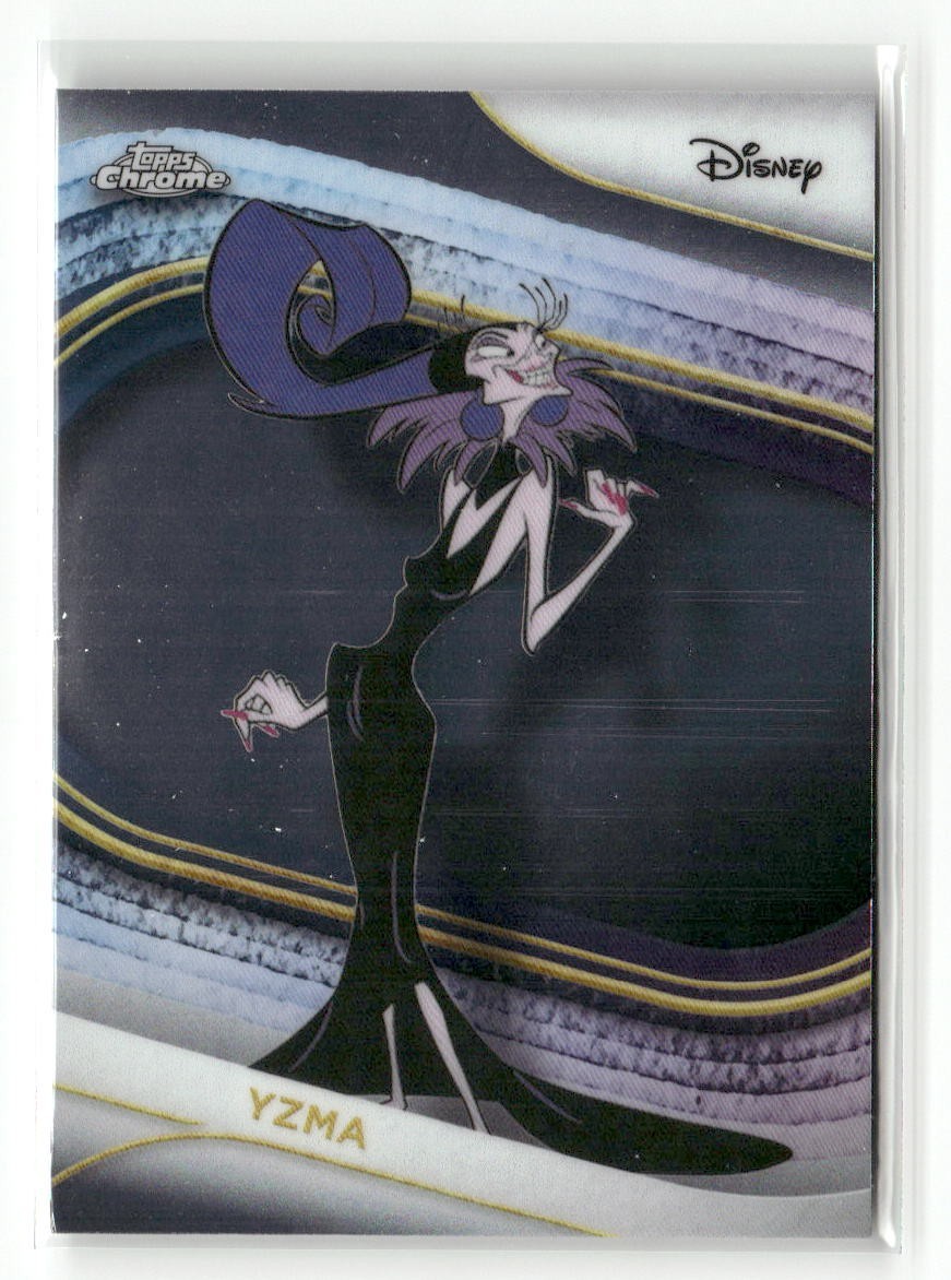 Yzma 2025 Topps Chrome Disney #24 Mini Diamonds Refractor Price Guide ...