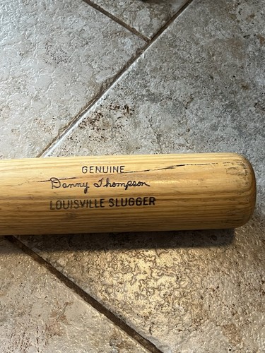 Vintage 1970's Danny Thompson Game Used Baseball Bat Minnesota Twins ...