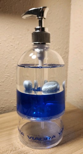 Viagra Pfizer Novelty Gift Liquid Floating Pill Soap Dispenser New | eBay
