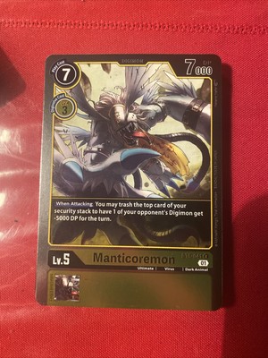 Digimon card game Double Diamond - Manticoremon BT6 - 041 | eBay