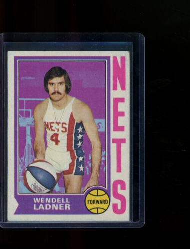 1974-75 Topps Basketball Wendell Ladner New York Nets #244 | eBay