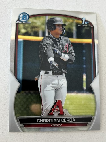 2023 BOWMAN CHROME BASEBALL CARDS CHRISTIAN CERDA (2) CARDS | eBay