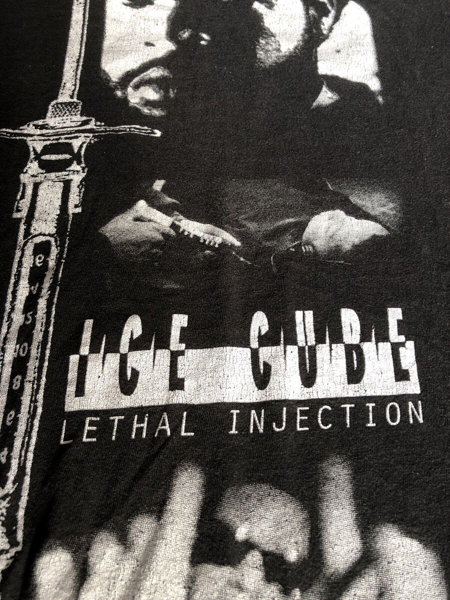 VTG 90s ICE CUBE TOUR Tee SHIRT “LETHAL INJECTION” Single VTG 90s ICE CUBE TOUR Tee SHIRT “LETHAL INJECTION” Single