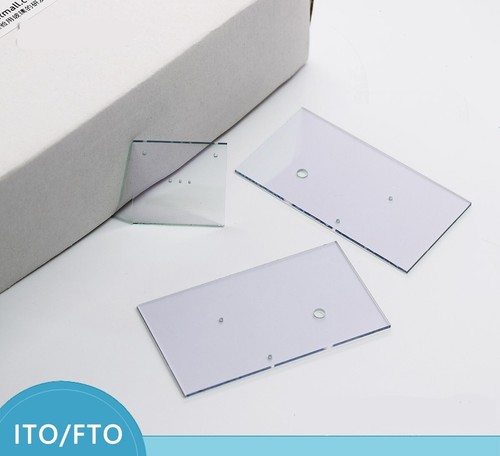 60x31x1.1mm, 17 ohm/sq, 100pcs Lab Conductive Indium Tin Oxide ITO ...