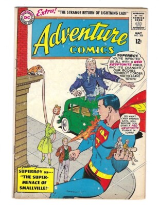 Adventure Comics #308 DC 1963 VG+ Superboy and the Legion of Super ...
