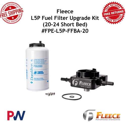 Fleece L5P Fuel Filter Upgrade Kit For 20 ? 24 LP5 Duramax 6.6L #FPE ...