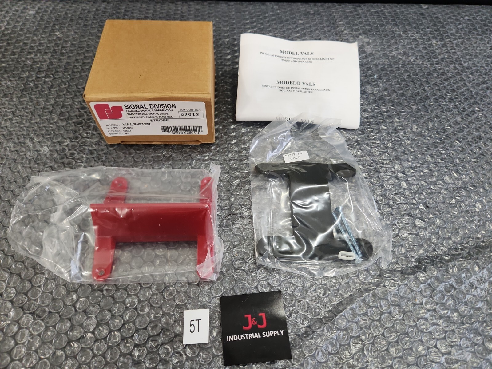 🆕️ Federal Signal VALS-012R Visalert Strobe Light RED ⚡️🇺🇸 SHIP ...