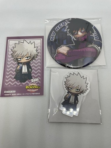 My Hero Academia Dabi 3-Piece Set Badge Stand Card Collection Kit | eBay