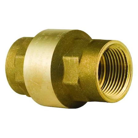 Bonomi 100012Lf-2-1/2 2-1/2" Npt Brass Spring Check Valve | eBay