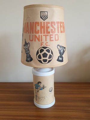 Manchester United Memorabilia , Vintage Manchester United Lamp And ...
