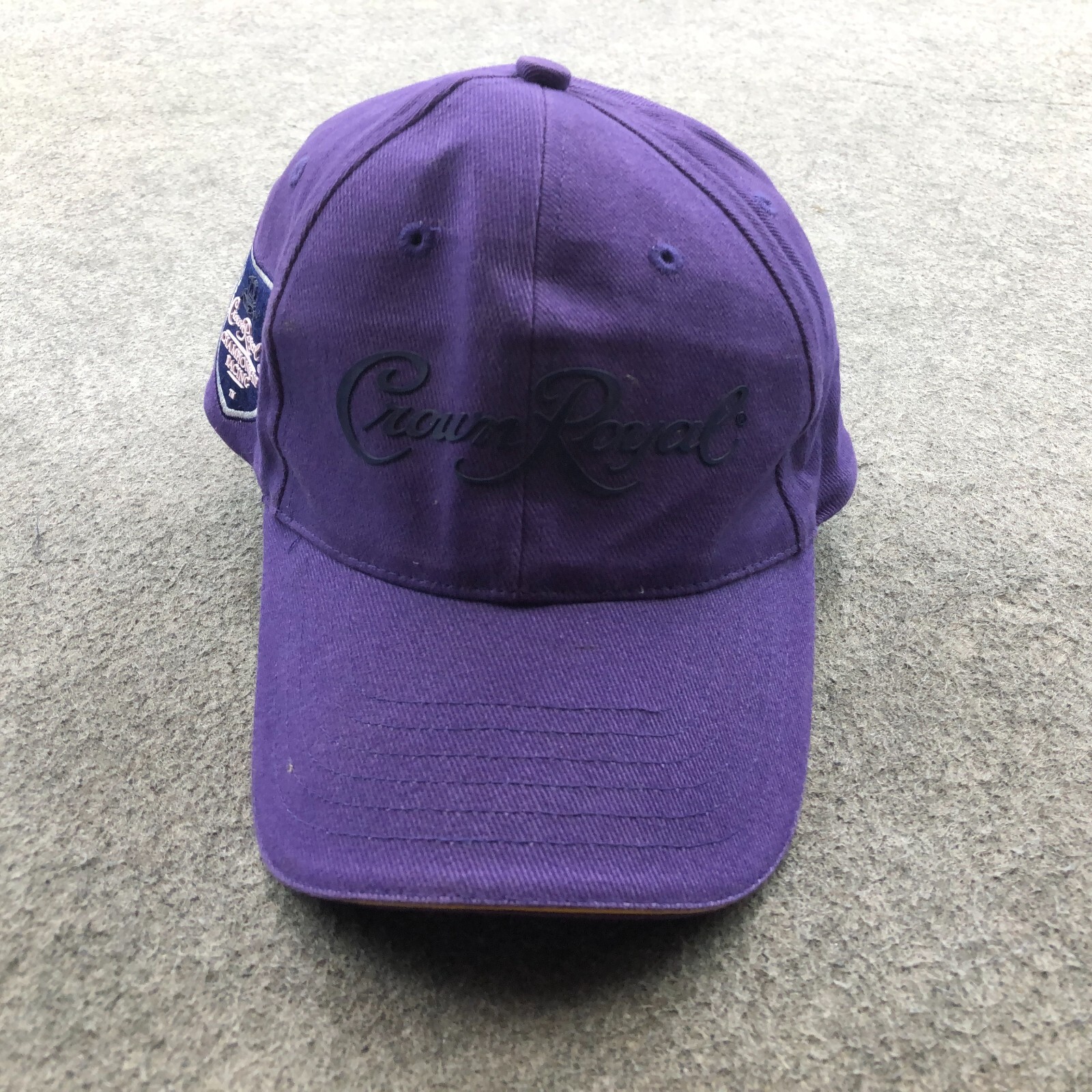 Crown Royal Hat Cap Adjustable Strap Back Purple Spell Out Championship ...