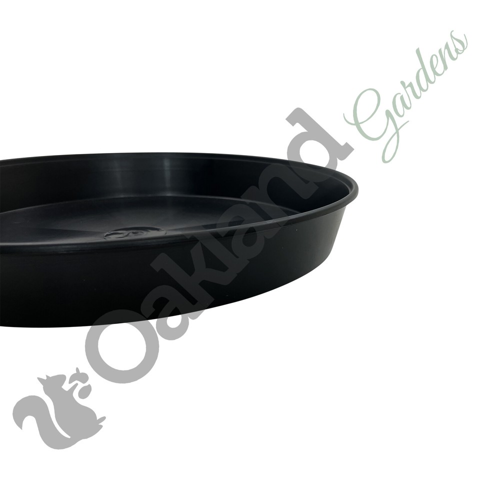 35cm Plant Pot Saucers Round Deep Strong Plastic Base Water Drip Tray ...