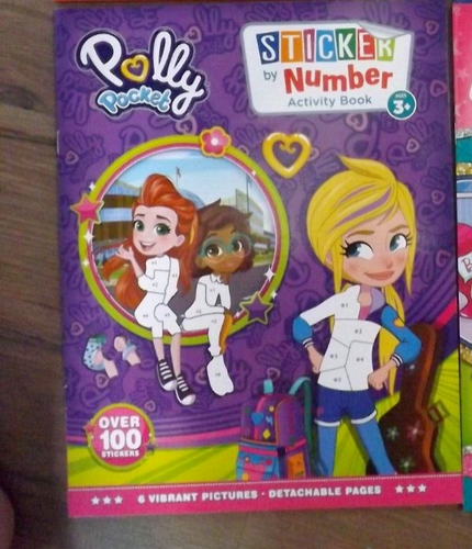 NEW POLLY POCKET STICKER BY NUMBER ACTIVITY BOOK | eBay