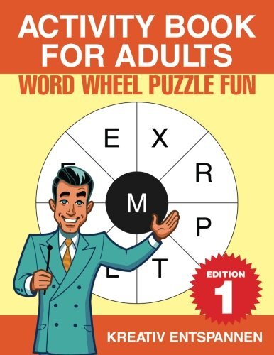 Activity Book for Adults - Word Wheel Puzzle Fun Edition 1 ...