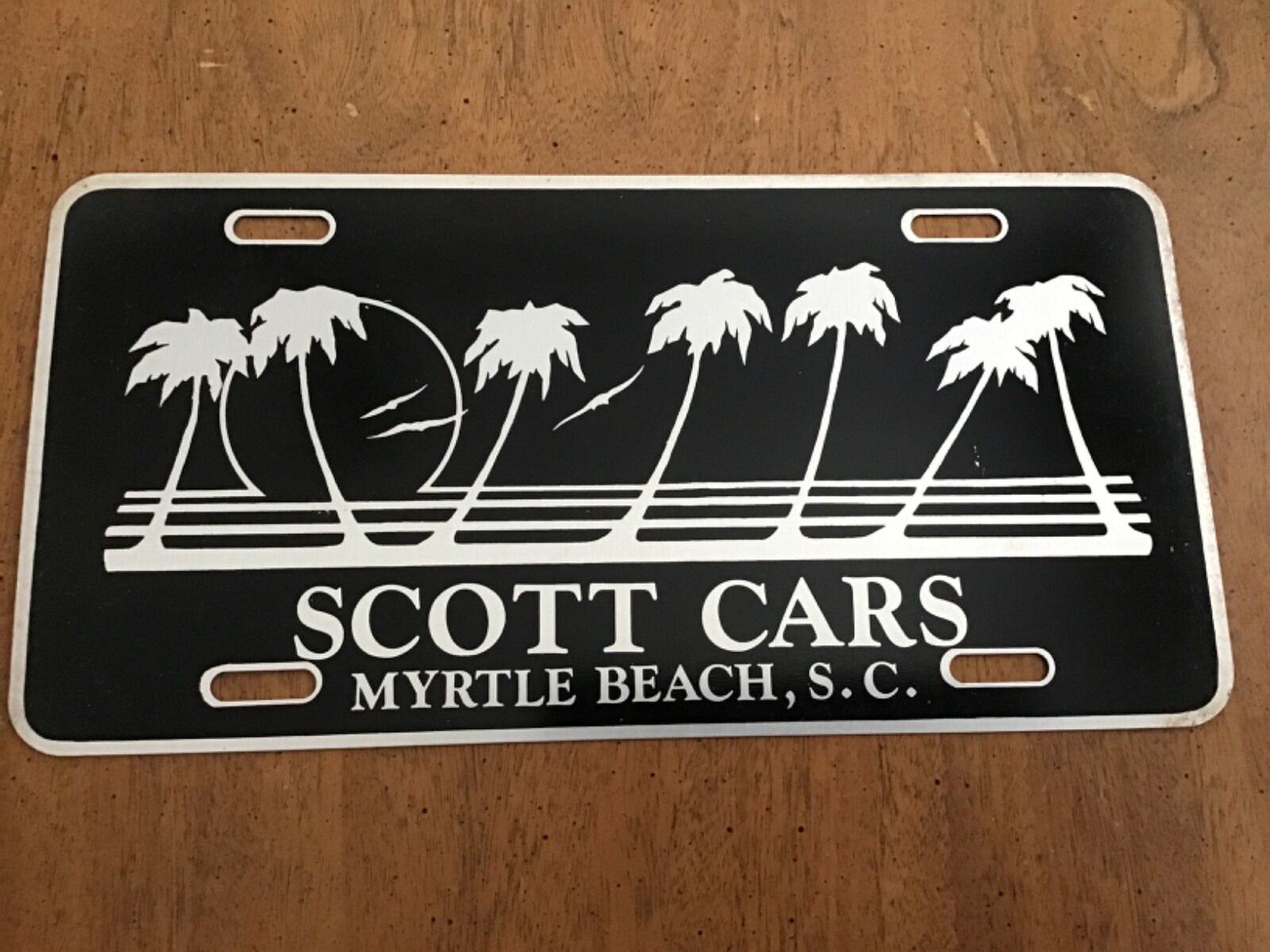Scott Cars South Carolina Booster License Plate Tag Vintage Dealership ...