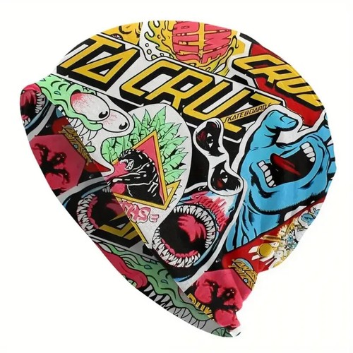 Knit Beanie Santa Cruz Hot Rod Theme Winter Wear Black | eBay