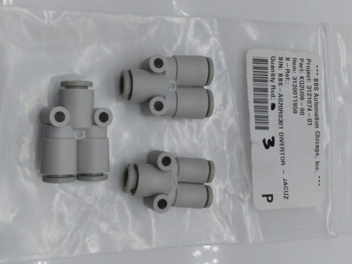 NEW SMC KQ2U06-00 One-Touch Fitting Lot of 3 | eBay