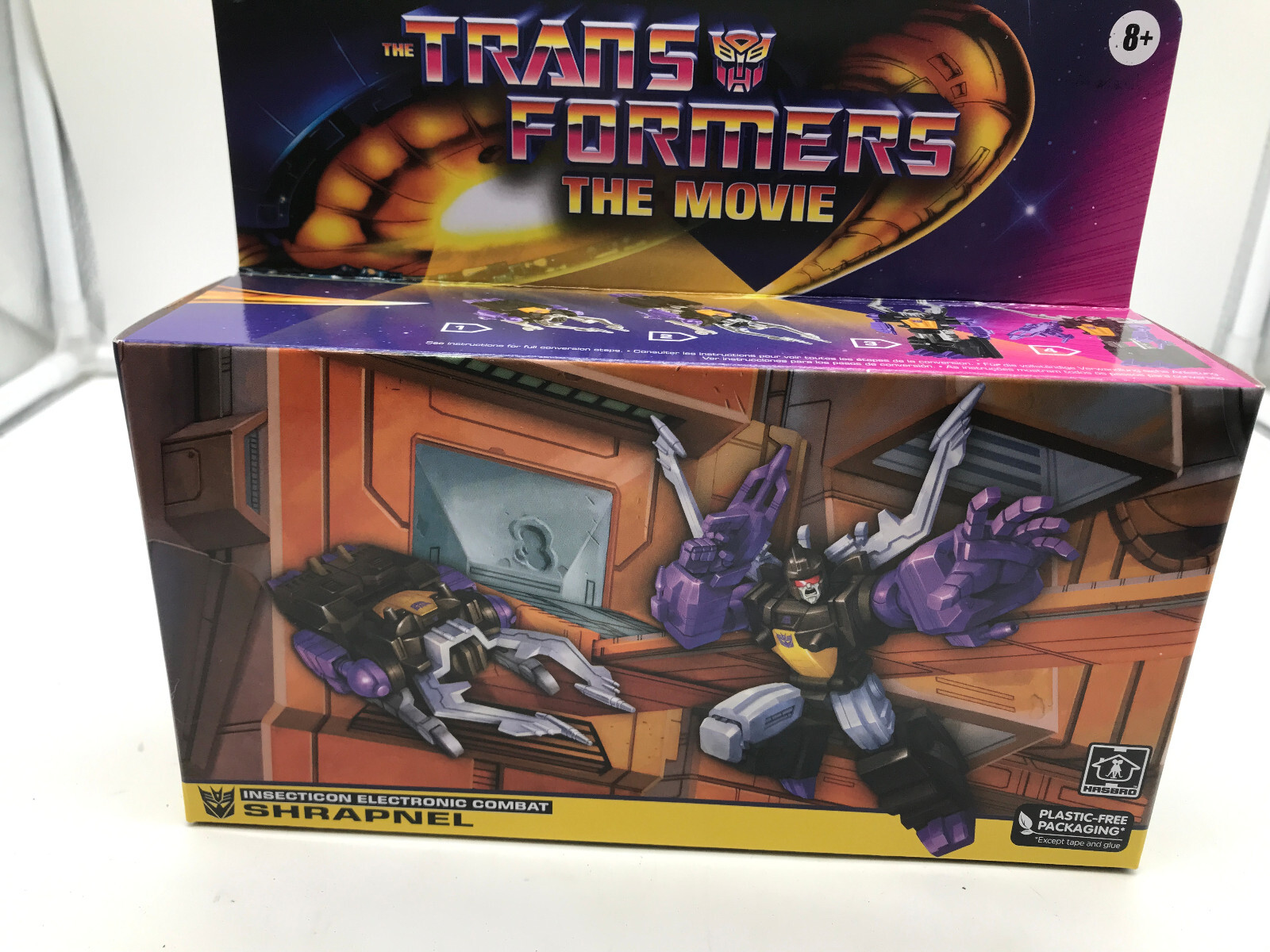 Transformers The Movie Insecticon Electronic Combat Shrapnel Figure 2023