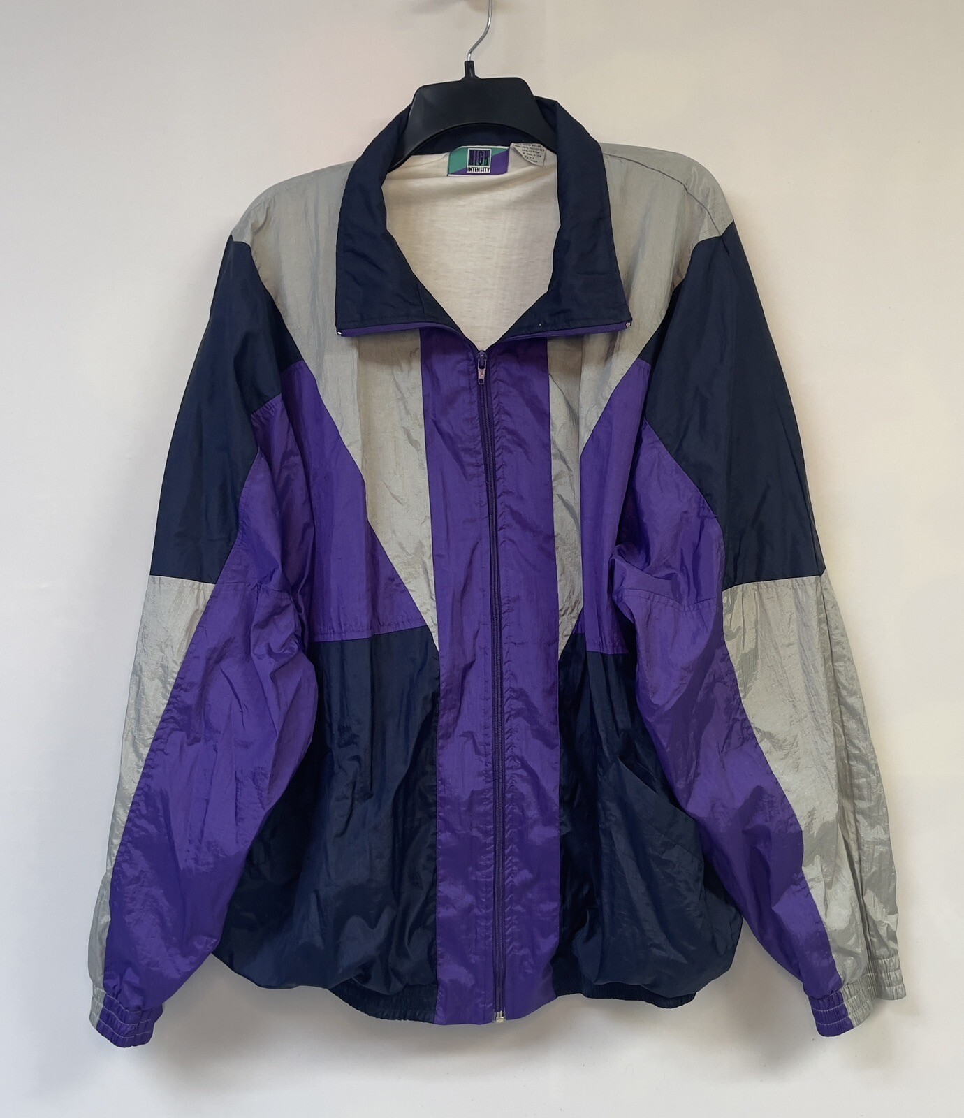 Vintage High Intensity 90’s 80’s Colorblock Windbreak… - Gem