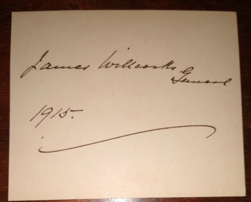 General Sir James Willcocks (1857-1926) Autograph -Signed & Inscribed ...