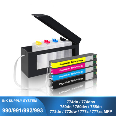 990X 991X 992X 993XISS For HP 755dn 774dn 750dn 750dw 772dn 772dw 777z ...
