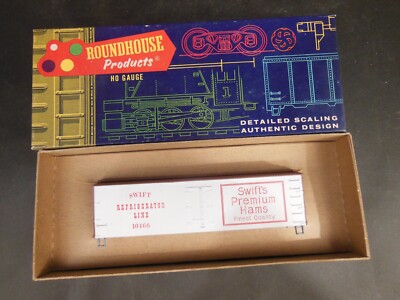 HO SCALE ROUNDHOUSE SWIFT HAM BILLBOARD REEFER KIT | eBay