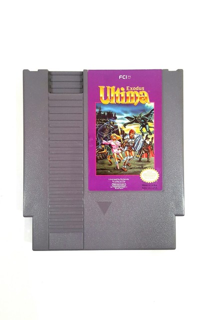 Ultima Exodus NES Nintendo Entertainment System Authentic Game Tested ...