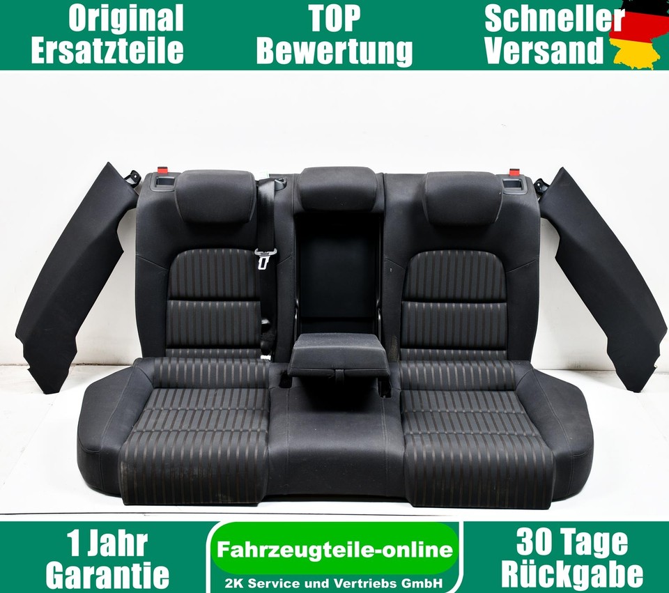 Banquette Arrière Housse Arrière Tissu Soul Noir Audi A4 B8 8K5 ...