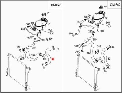 Genuine MERCEDES C204 S204 W204 C-CLASS W204 Coupe C204 Hose 2045000375 ...