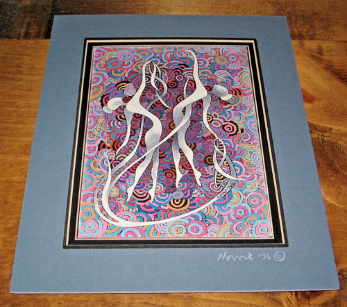 Matted Print by Miriam Novack 10"/8" 1996 signed Original Art Pastel ...