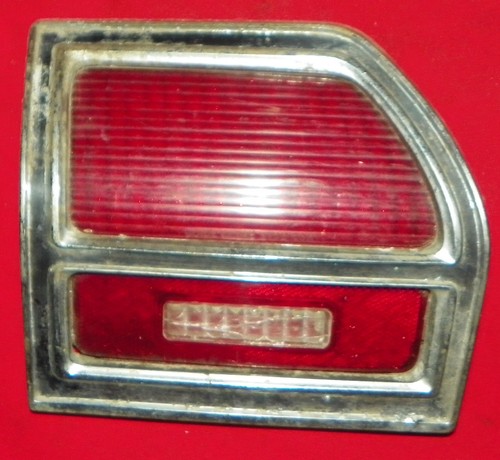 1969 CHEVELLE SS 396 PASSENGER SIDE TAIL LIGHT BEZEL AND LENSE | eBay