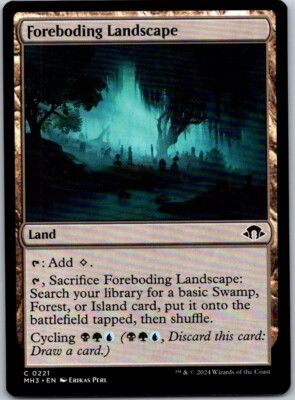Magic the Gathering Foreboding Landscape Modern Horizons 3 MTG Free ...
