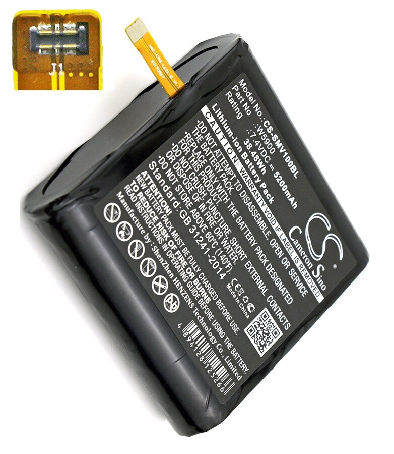 Batterie Li-Ion 7.4V 5200mAh type 21-58234-01 W5900 Pour Sunmi V1 | eBay