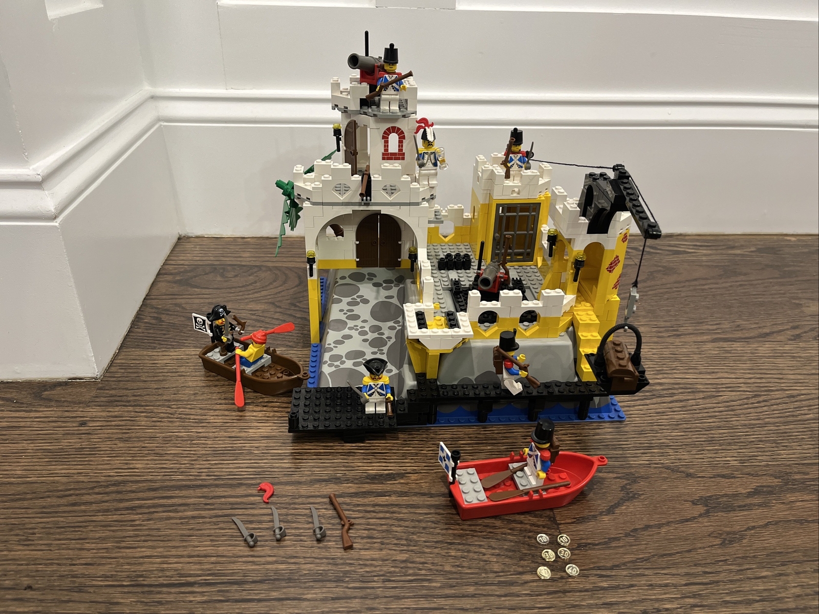 Vintage LEGO Pirates Eldorado Fortress 6276 (1989) 96% Complete, No Box ...