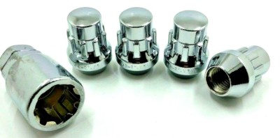 4 x COMPATIBLE ALLOY WHEEL LOCKING NUTS FOR FORD FIESTA M12 x 1.5 LUG ...