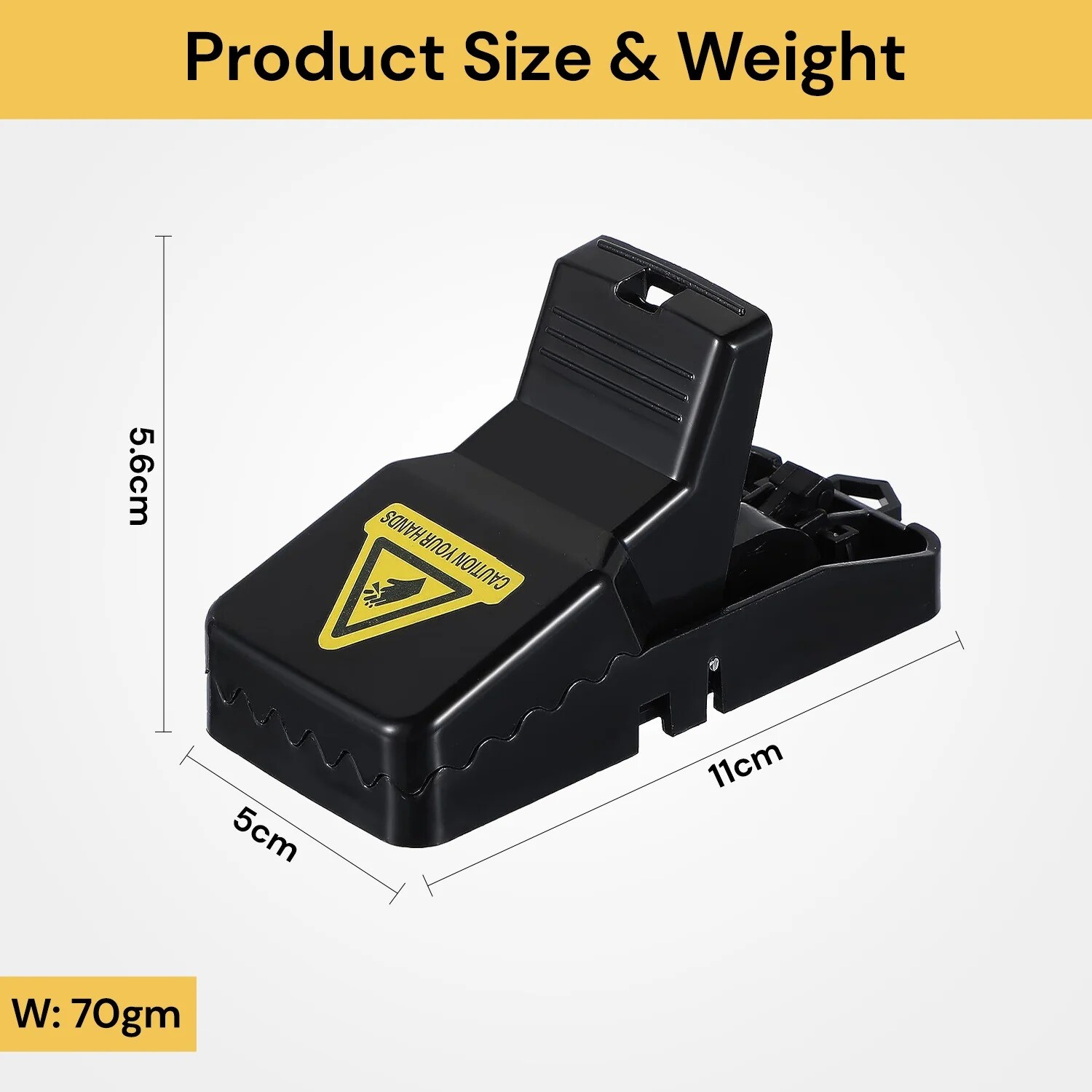 Mouse Traps Reusable Mice Rat Trap Safe Snare Catcher Mousetrap for ...