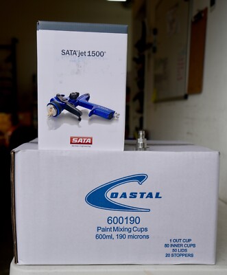 Sata Jet 1500 B RP Spray Gun 1.3 Tip + PPS CUPS & PPS Adapter Bundle | eBay