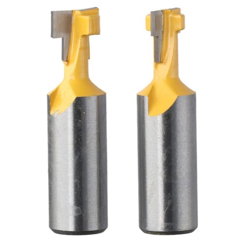 2pcs Silver Keyhole Router Bit Set Carbide Woodworking Tool Worker | eBay