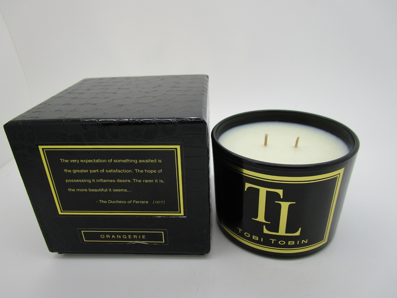 TOBI TOBIN Scented Collection ORANGERIE 2-Wick Candle 4 oz | eBay