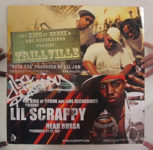 Trillville Neva Eva Lil Scrappy Head Bussa Poster Album Promo Mint 2 ...
