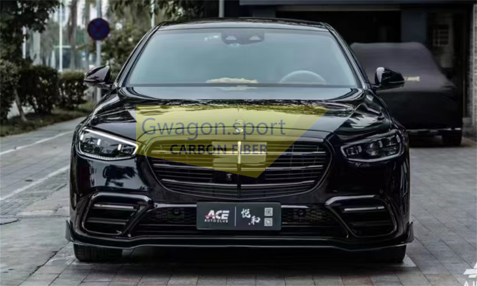 Carbon Fiber Black Air Vent Body Kit For Mercedes S-Class W223 Bs Style ...