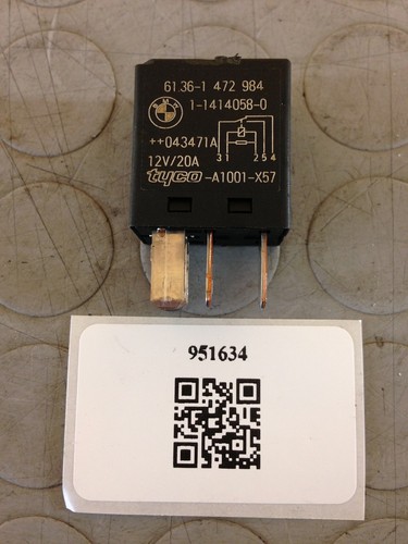 MINI Cooper One D (2004) 1.4 Diesel 55KW Rele ' Relay Noir 61361472984 ...