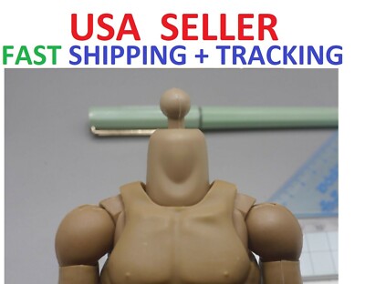 1/6 Neck Peg connector Joint with Neck Adapter for Hot Toys 12" Body ...