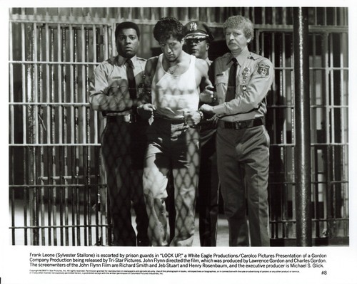 Lock Up 1989 Movie Photo 8x10 Sylvester Stallone Jail Scene *P91c | eBay